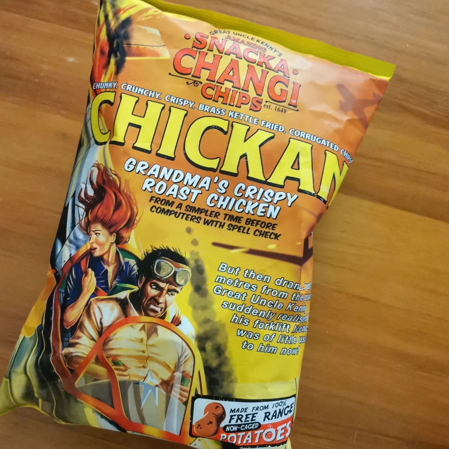 SnackaChangi Chips - Chickan - @sh1teater NZ snack reviews